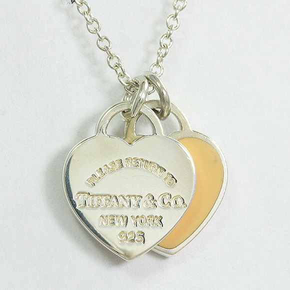 Tiffany & Co. | Jewelry | Tiffany Return To Heart Necklace Mini Double ...
